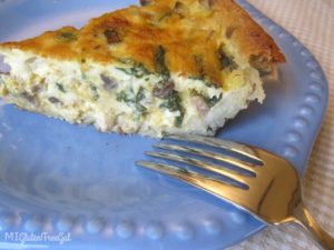 Gluten-Free Mashed Potato Crust Quiche - MI Gluten Free Gal