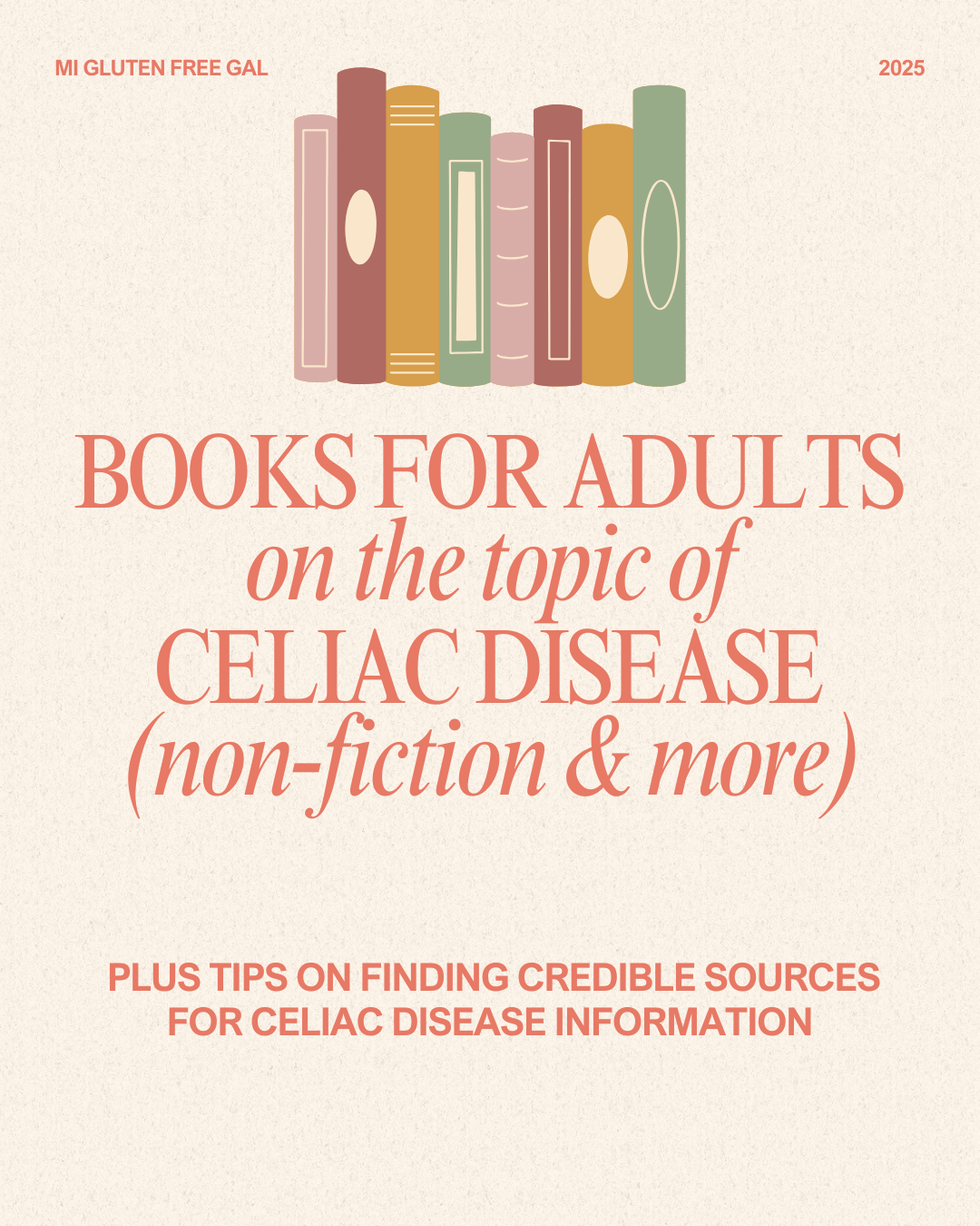 Celiac Disease Books for Adults - MI Gluten Free Gal